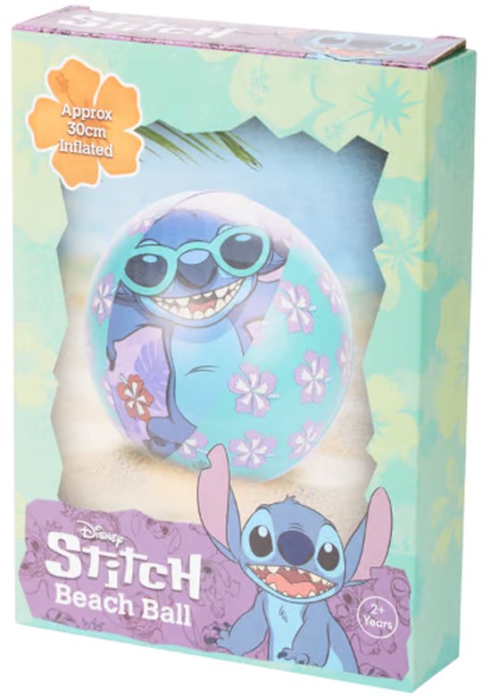 Stitch Strandbal - Disney Lilo & Stitch Beachball - Opblaasbal met 3D ...