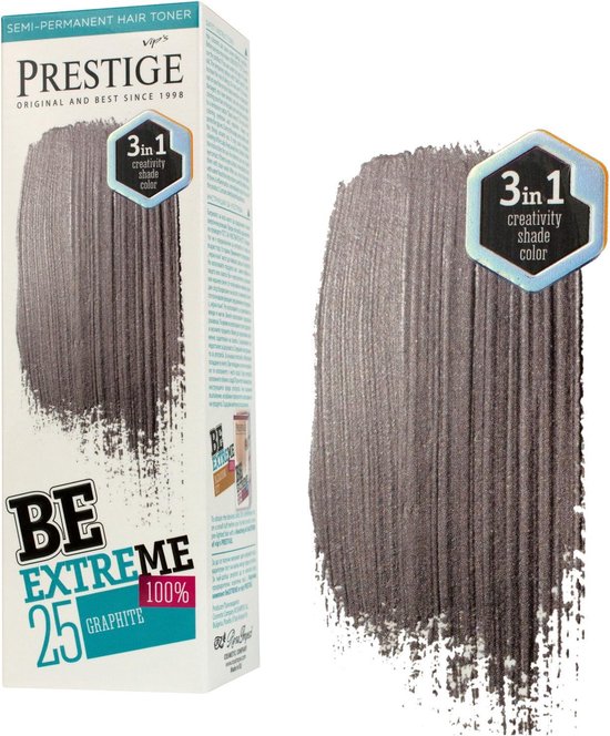 Prestige Graphite - Haarverf Grijs - Semi-Permanente Haarkleuring Grijs ...