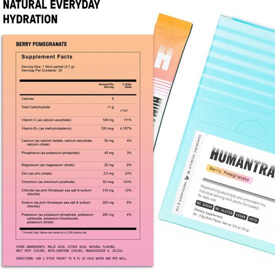 HUMANTRA Berry Pomegranate (electrolytes) | bol