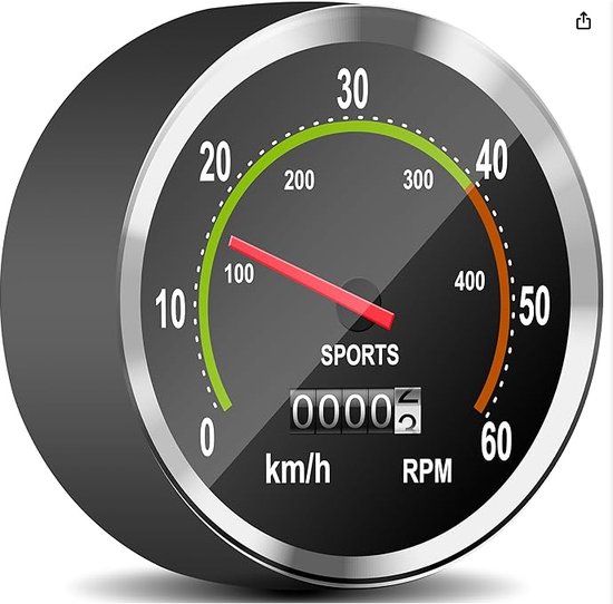 Fiets Kilometer Teller - Fietscomputer - Snelheidsmeter - Draadloos ...