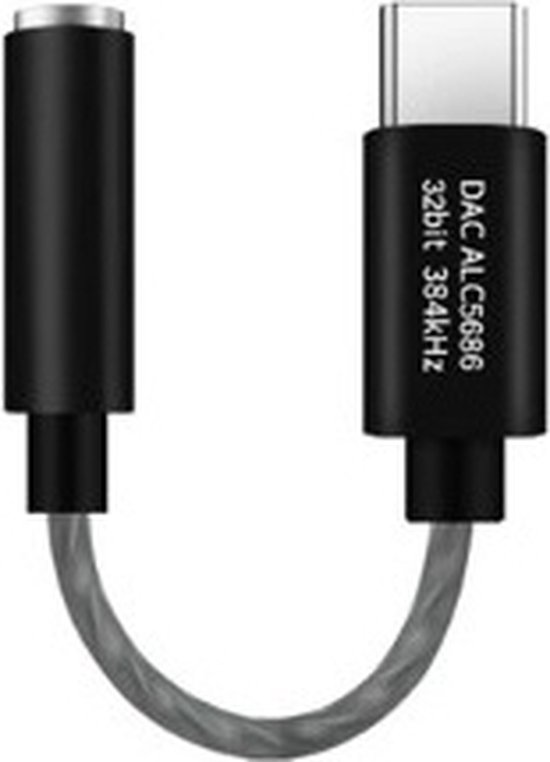 DrPhone H5 PRO USB C naar 3,5 mm DAC hoofdtelefoonversterker - Realtek Alc5686 -... | bol