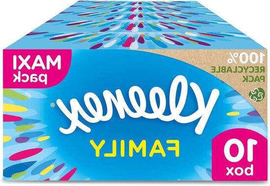 Family tissues - 1280 stuks - 10 x 128 - Voordeelverpakking - Zachte ...