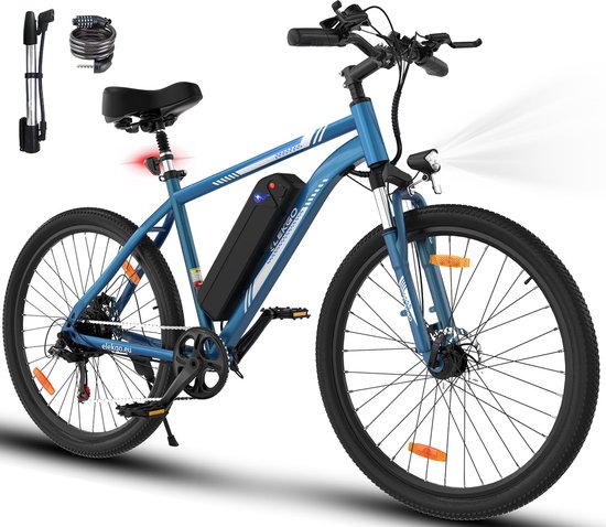 ELEKGO Elektrische Fiets EG15 - 26 Inch City Commuter EBike met Afneembare 36V 12Ah... | bol