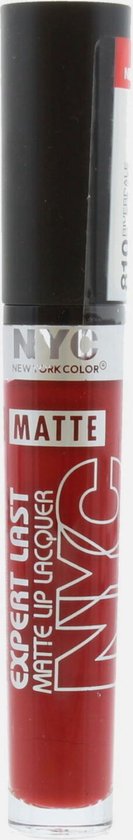 Nyc Expert Last Matte Lip Lacquer 810 Riverdale Matte Red | bol