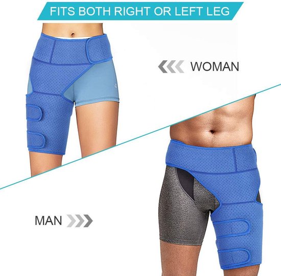 Compression Support Bandage- Breathable Thigh & Groin Support Brace for ...