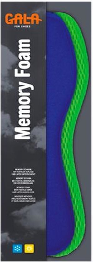 Gala memory foam inlegzolen maat 45/46 | bol
