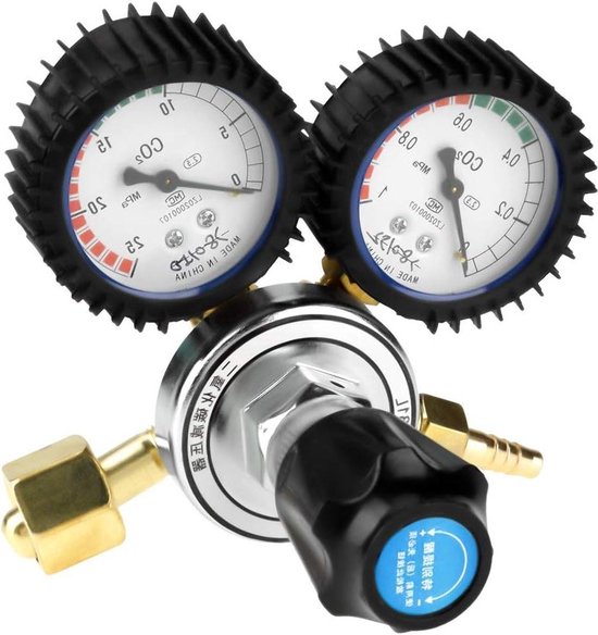 CO2 Gas Regulator - Kooldioxide Lassen Drukregelaar G5/8 - Drukmeter | bol