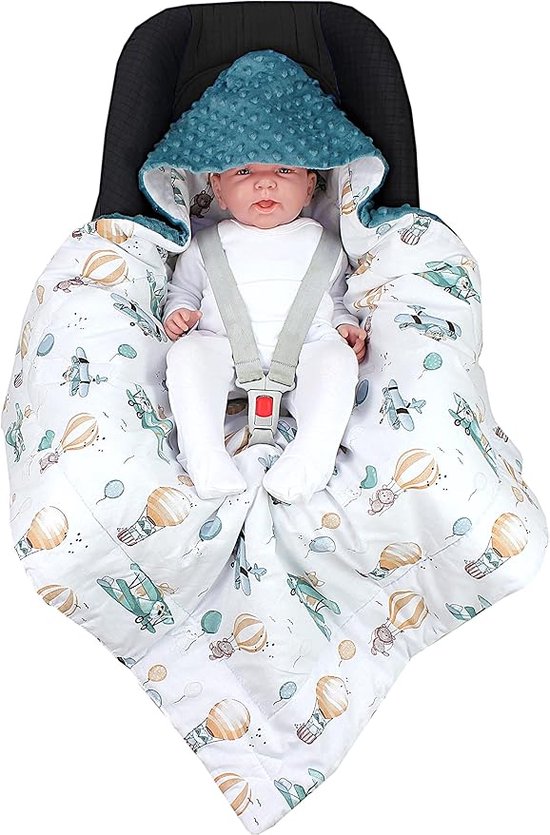 wikkeldeken \ babyzitje, deken / knuffeldeken, kinderwagendeken voor ...