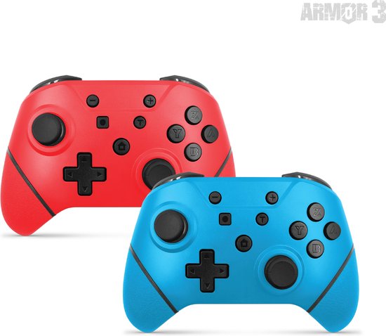 Hyperkin - Switch 1 & 2 wireless controller set - Armor 3 - NuChamp (2 ...
