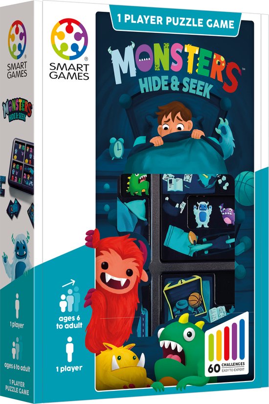 SmartGames - Monsters Hide & Seek - 60 opdrachten | Games | bol