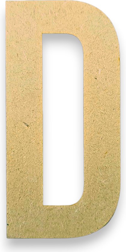 MGM Trading - D- Letters en Cijfers van MDF - 10 cm hoog - 9MM Dik ...