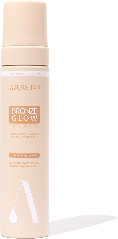 Gradual Tan Mousse BRONZE GLOW 200ml, Azure Tan | bol