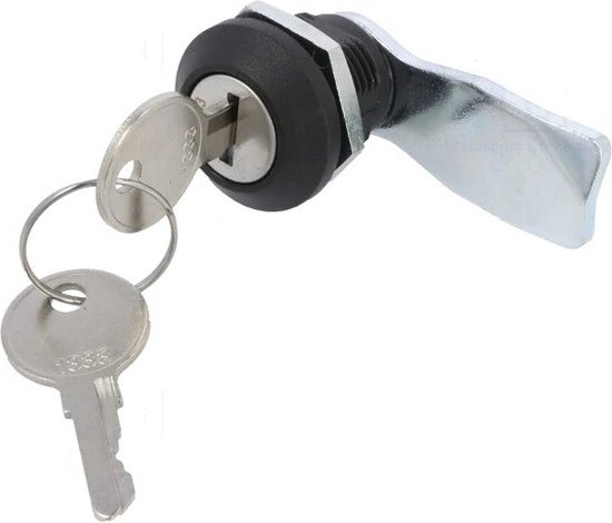 Kantelslot - 30mm werkdiepte - kunstof behuizing - unieke sleutelcode | bol