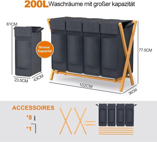 Wassorteerder - Luxe Wassorteerder - Wasmand - Eenvoudig Sorteren | bol