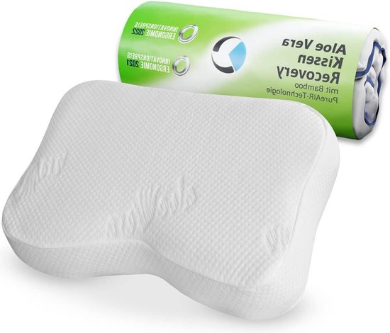 Neck Support Pillow Recovery - Caring Aloe Vera Pillow Cover - HWS ...