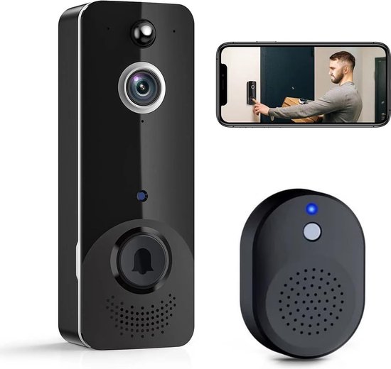 Draadloze Video Deurbel Camera Met Chime 720P 2.4G WiFi Smart Deurbel ...