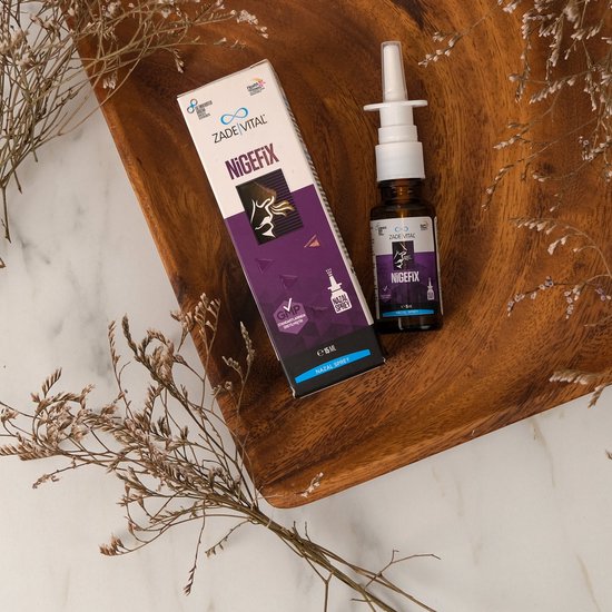 Zade Vital Nigefix Neusspray - neusspray met zwarte komijnzaadolie en ...