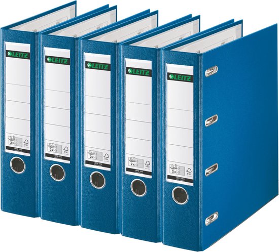 Ordner A4 Breed Dubbel Leitz 1012 Blauw | bol