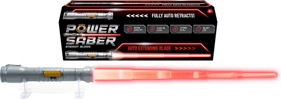 Goliath Power Saber Rood - Verkleedaccessoire - Schuift automatisch uit ...