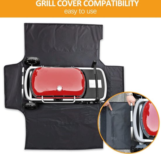 Waterdichte 600D Oxford afdekking voor Weber 7030 Traveller gasgrill ...