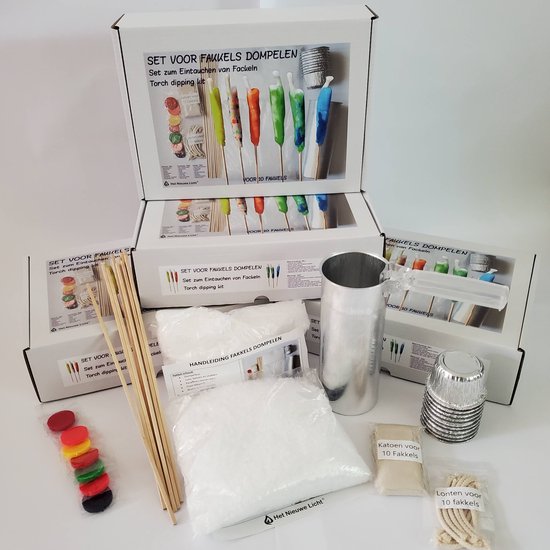 Het Nieuwe Licht® - Set fakkels dompelen 10st. | bol