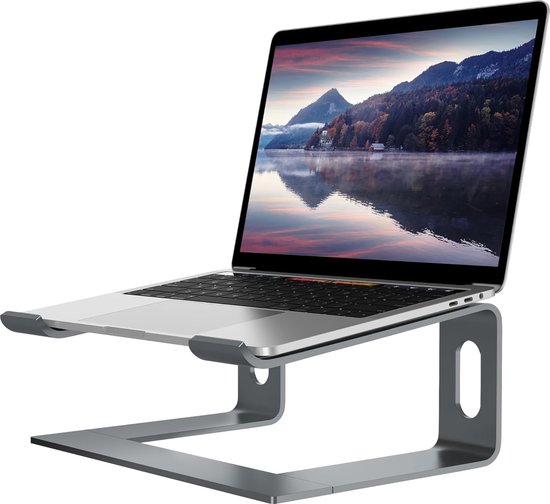 Laptop verhoger - Ergonomisch - Aluminium - voor 10-15.6 inch laptops | bol