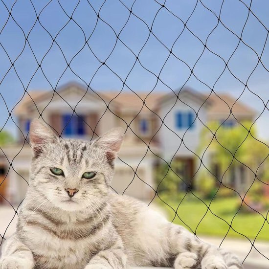 Balkonnet voor katten - 10 x 30 voet - veiligheidsnet tegen vallen ...