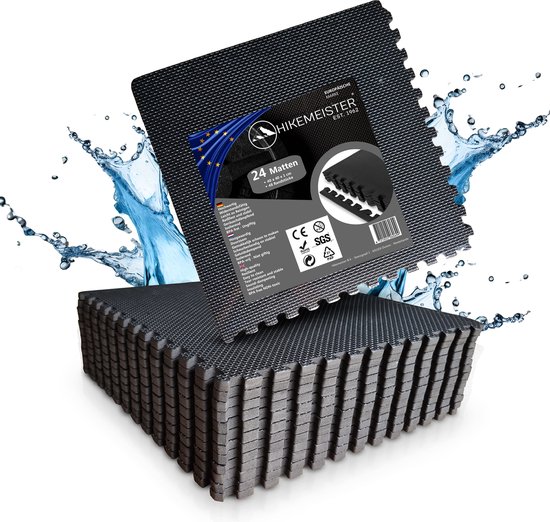 Fitness ondergrond - Zwembadvloer - Ondertegels - 24 stuks - 40x40cm ...