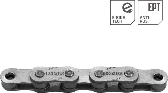 KMC Ketting - Anti-roest - Heavy Duty - 112 schakels - Donker zilver | bol