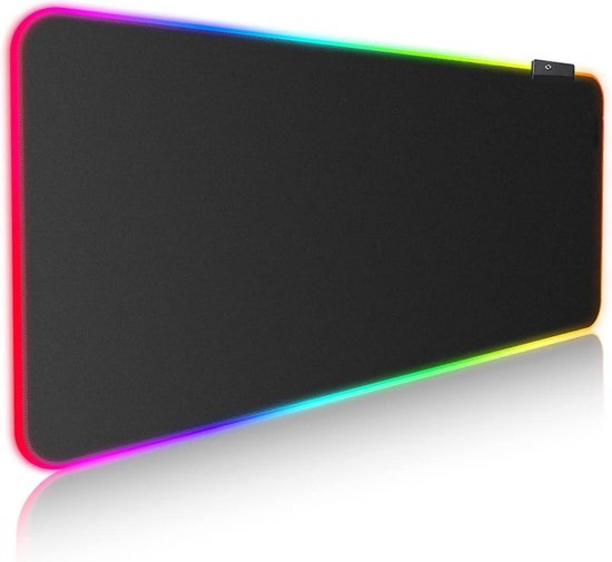 XXL Gaming muismat groot formaat RGB verlichting waterdicht en antislip ...