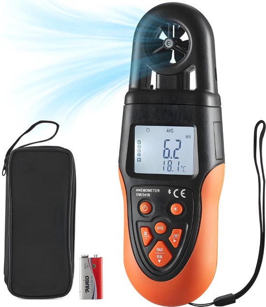 Anemometer - Wind Meter - Windsnelheden Meter - Draagbaar ...