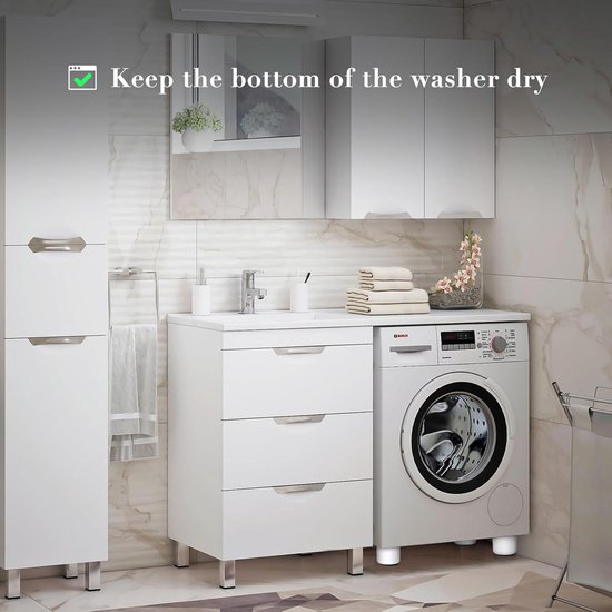 Meubelverhoging zelfklevend - diameter 60 mm x 50 mm - rond - voor bed ...