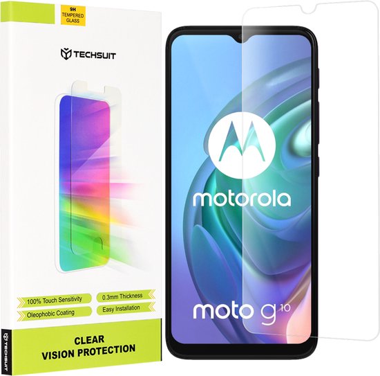 Techsuit Clear Vision Glass Screenprotector voor Motorola Moto G30/G20/G10/G9 Play/E7... | bol