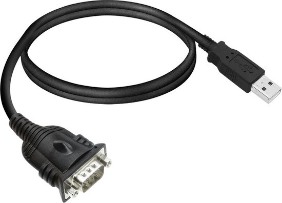 Eminent EM1016 0.6m USB A RS-232 Zwart seriële kabel | bol