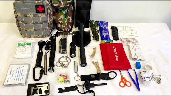 Meedeer ULTRA-COMPLETE Survival Kit + Eerste Hulp Kit ( + EHBO-Set ...