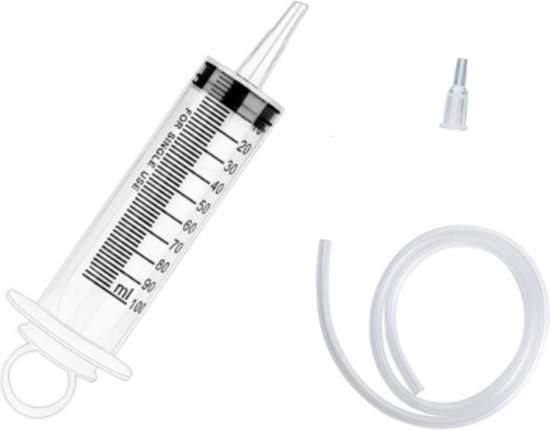 Klysma spuit 100 ml inclusief slang | bol