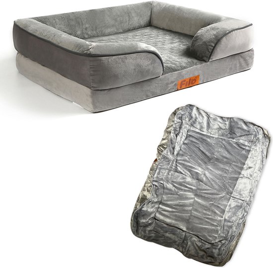 Losse Hoes Filo Orthopedische Hondenmand Groot (XL 106 x 88) - Wasbaar ...