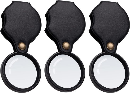 8-voudige zakloep inklapbaar mini vergrootglas - kleine leesloep met ...