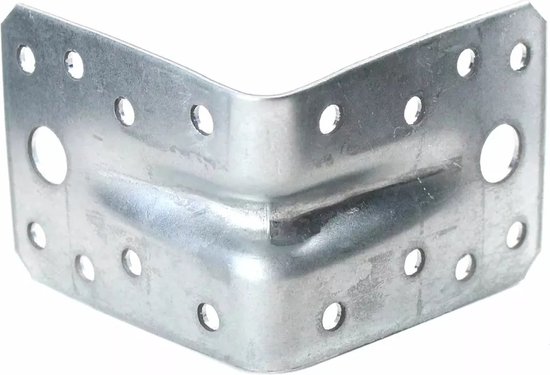 Förch - hoekijzer met brughoek - stalen hoek - verzinkt - 70 x 70 x 55 ...