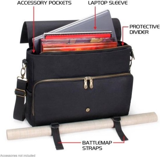Enhance Enhance RPG Series Player's Essentials Bag Black Bags | bol