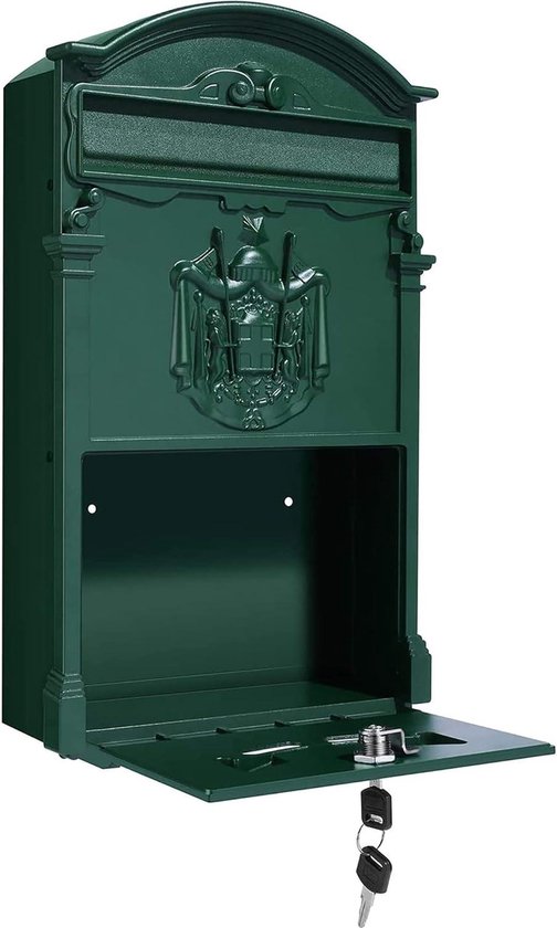 Brievenbus model REGIUS - groene kleur - 410 x 260 x 90 mm | bol