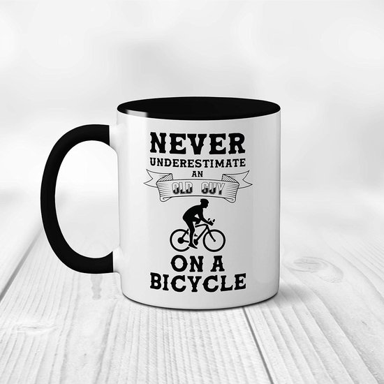 Funny Old Man Mug - Cycling Bike Present for Birthdays - Heavy Duty ...