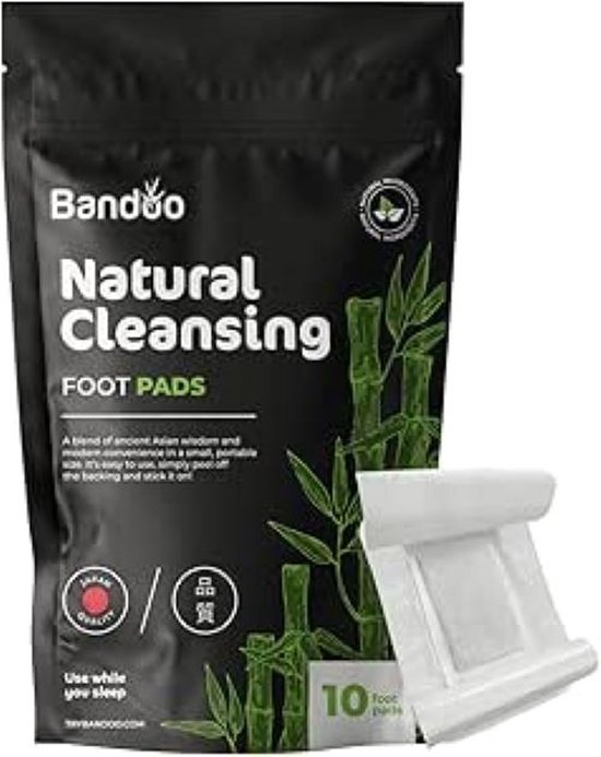 Bandoo Detox Foot Pads - Coussinets naturels de nettoyage en profondeur ...