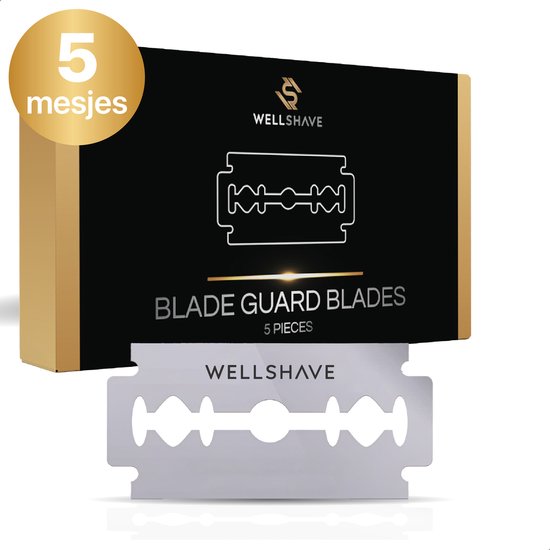 Wellshave Safety Razor Blades - 5 stuks - RVS mesjes - Vrouwen & Mannen - Scheermesjes... | bol
