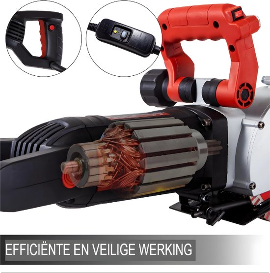 Elektrische Muurfrees - 41 mm Diepte -Elektrische Sleuffrees ...