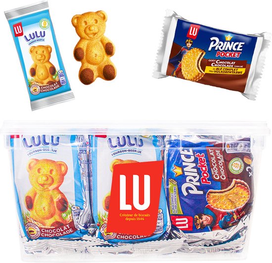LU kids mix: Lulu chocolade beertjes & Prince Pocket duo chocolade ...