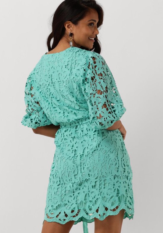 Freebird Leora Mini Jurken Dames - Kleedje - Rok - Jurk - Groen - Maat ...