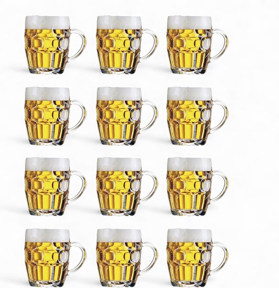 Professionele Bierglazen - (12 stuks) - 550ml - Bierglas - Bier - Glas - 55cl/0.55L -... | bol