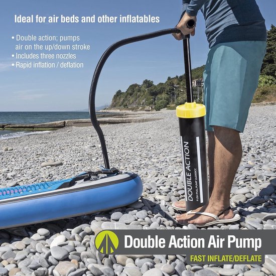 Camping Double Action Handbediende luchtpomp handpomp voor luchtbedden ...