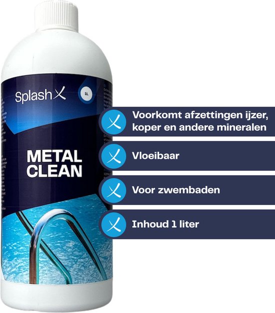 Splash-X Metal Clean - 1 liter | bol